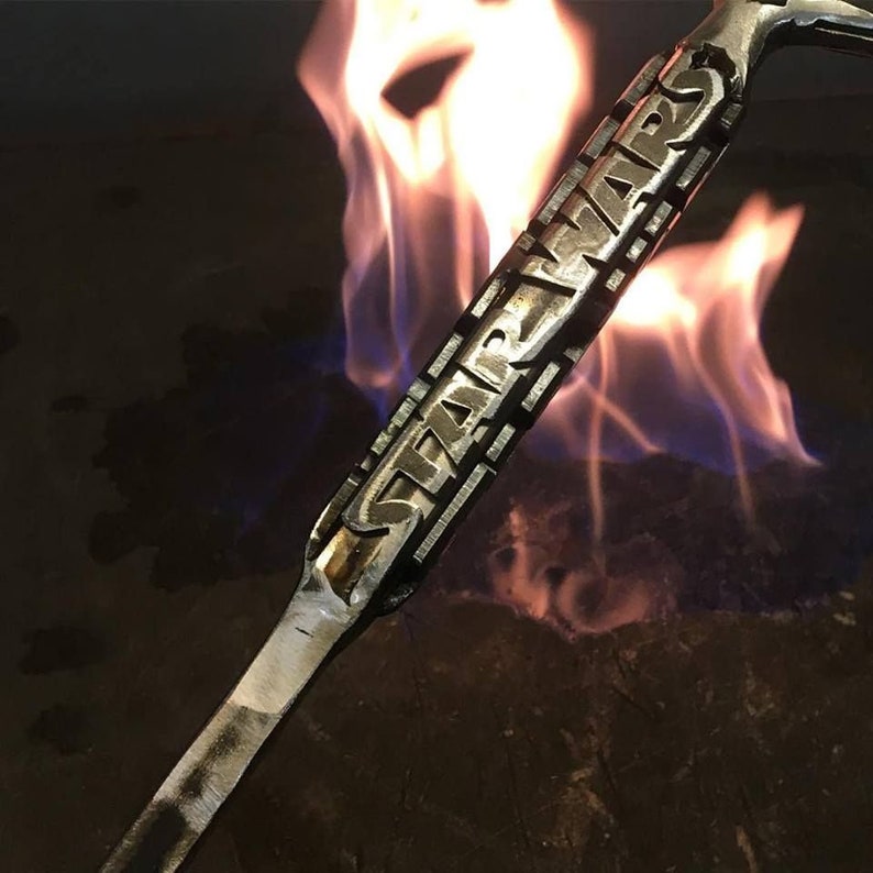 Storm Trooper Fire Stoker - Steel Art - Themed Fire Stoker - Custom ...