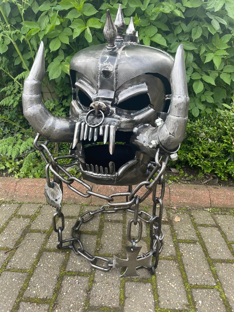 Motorhead Snaggletooth Metal Art - Steel Sculpture - Motorhead ...