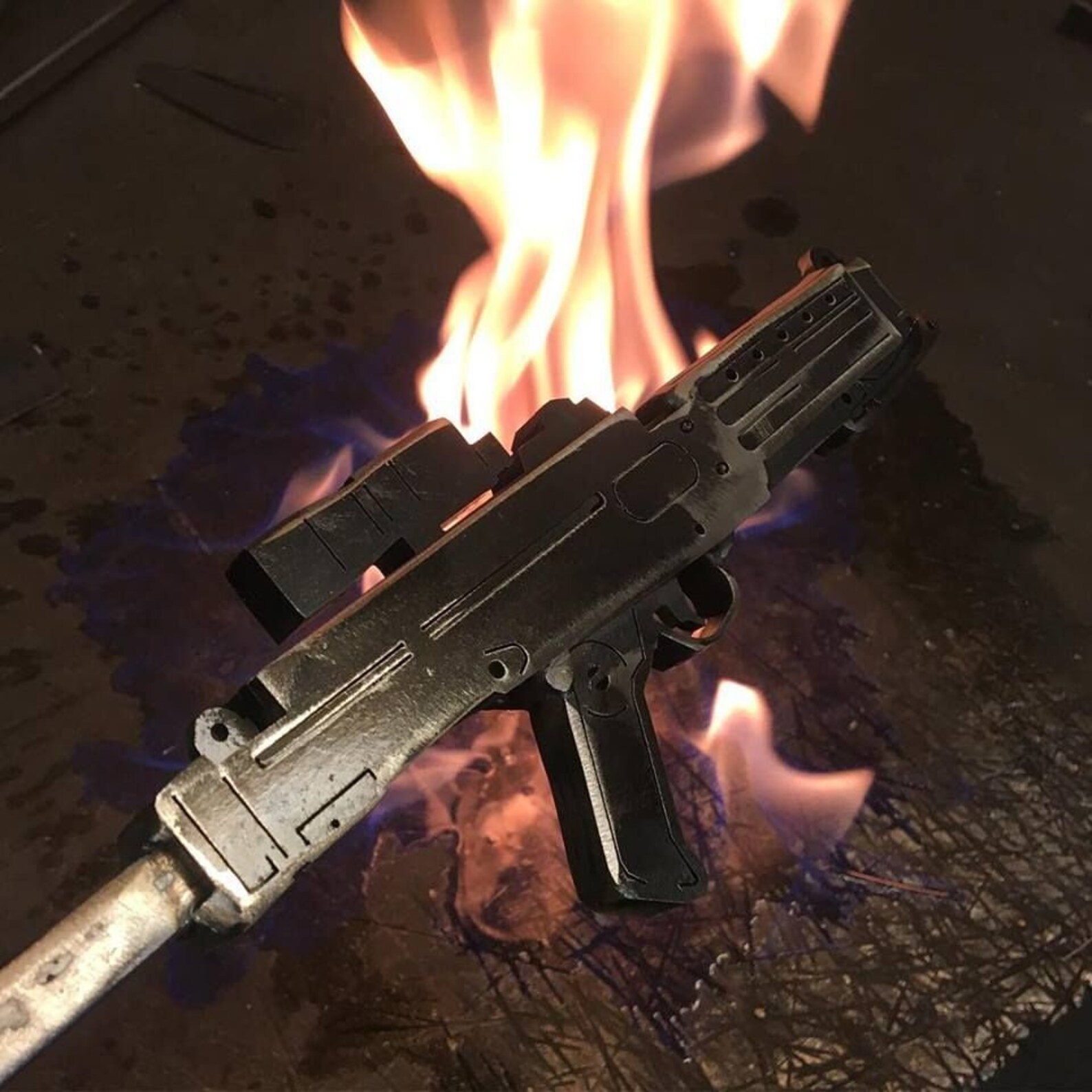 Storm Trooper Fire Stoker - Steel Art - Themed Fire Stoker - Custom ...