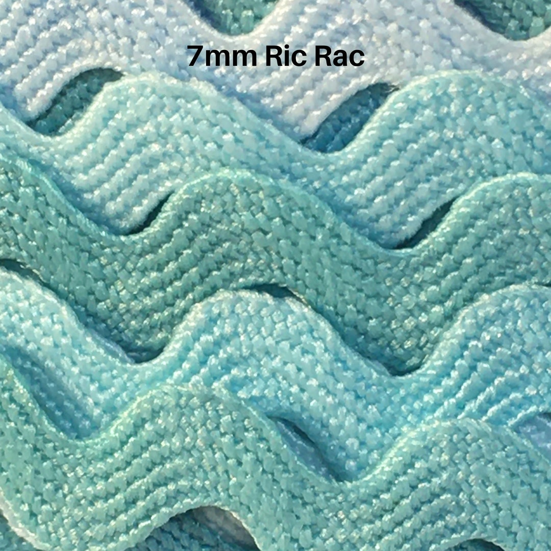 Ric Rac Trim, 7mm, Blue Ombre - Etsy