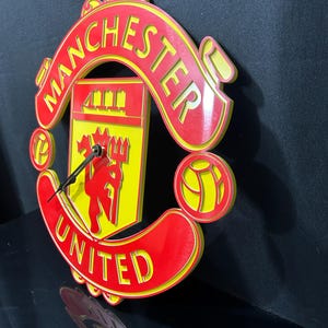 Wall Clock Manchester United - Etsy
