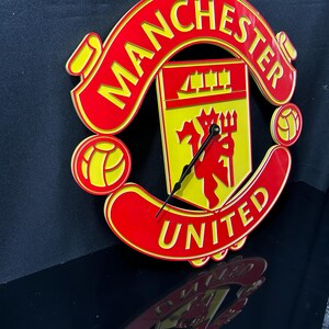 Wall Clock Manchester United - Etsy