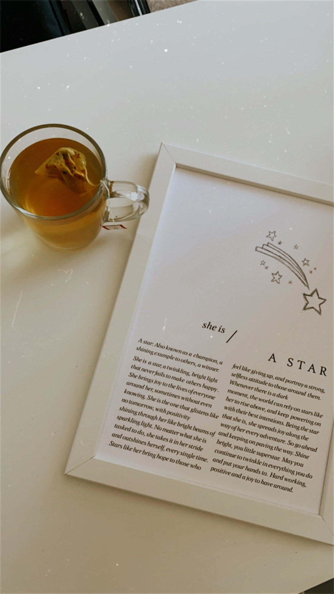 She is a Star Wall Print Gifts for Celebration - Etsy UK