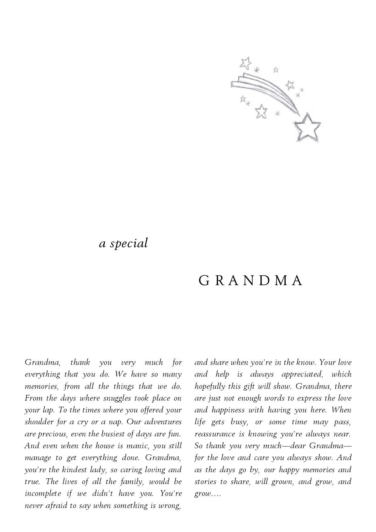 Grandma Digital Print, Gran Poem Print, Digital Download Grandma Nanny ...