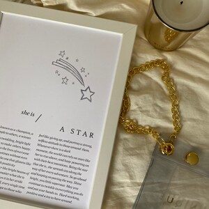 She is a Star Wall Print Gifts for Celebration - Etsy UK
