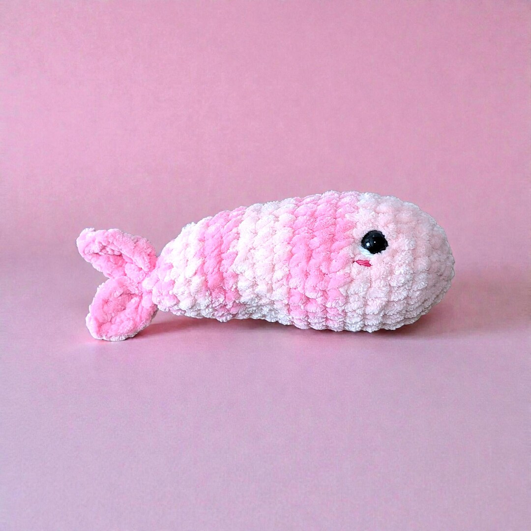 Crochet Shrimp Plushie | Handmade Kawaii Stuffed Animal - Etsy
