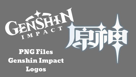 Genshin Impact 2 PNG Files of Game Logo - Etsy Israel