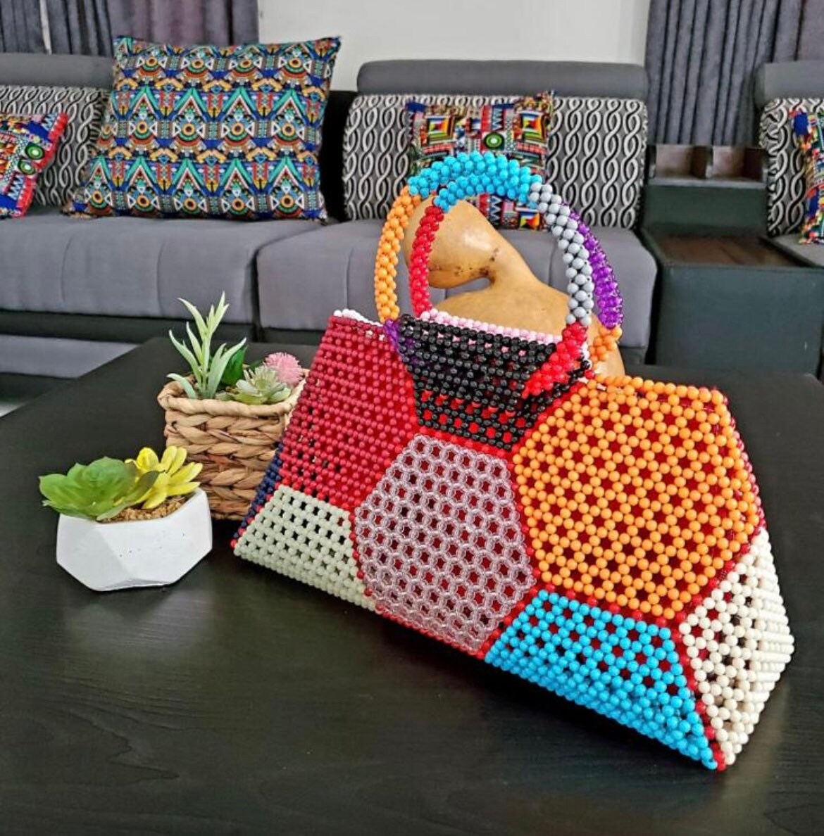 Shebbah Handmade Beaded Handbag, Beaded Handbag - Etsy