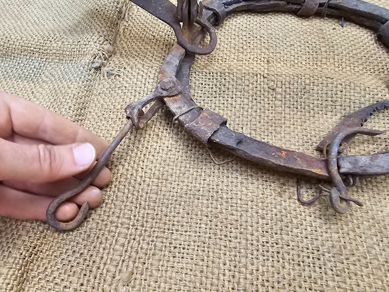 Antique Vintage Animal Trap Wrought Iron Blacksmith Hand Forged - Etsy