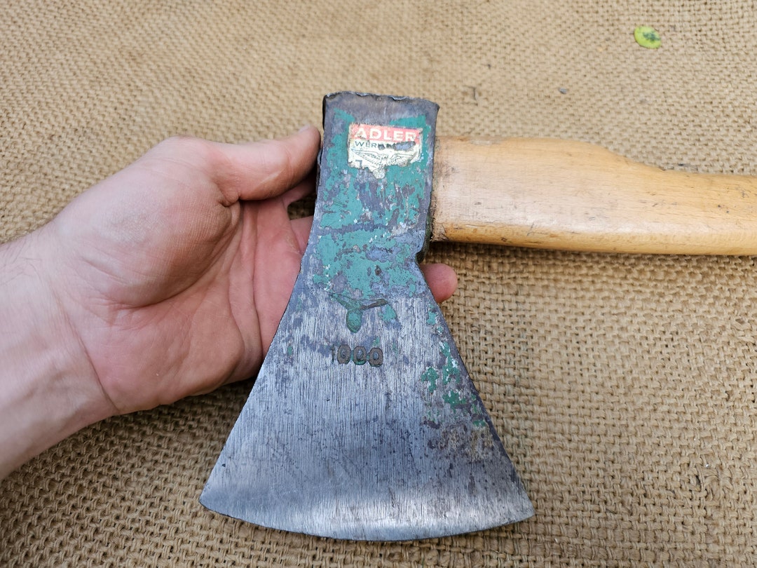 Small Vintage German Axe "adler" Hatchet Camping Bushcraft Felling ...