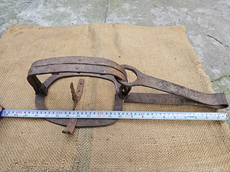 Antique Vintage Animal Trap Wrought Iron Blacksmith Hand Forged - Etsy
