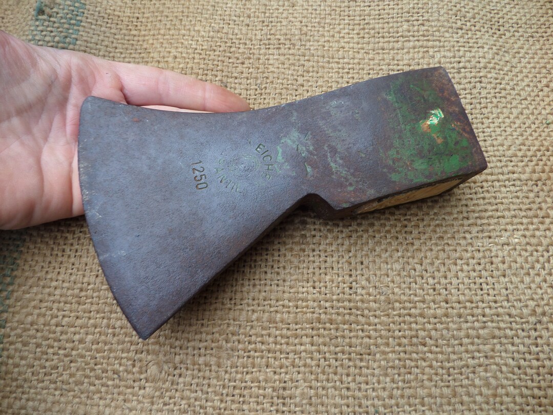 Large "3 EICHEN Garantie" Vintage German Axe Head Hatchet Antique ...