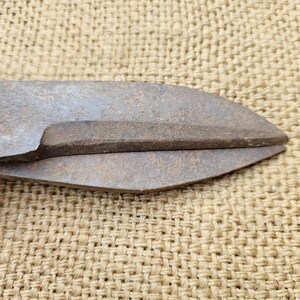 Rare Antique Blacksmith Hand Forged Tin Scissors Tinsmith Shears ...