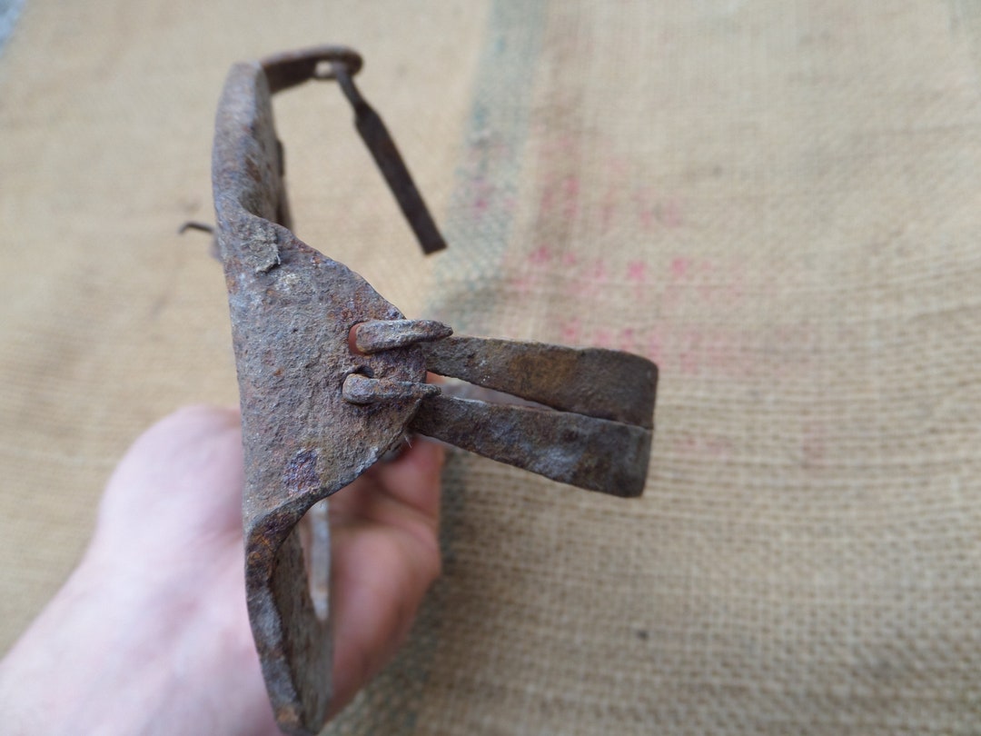 Antique Vintage Animal Trap Wrought Iron Blacksmith Hand Forged - Etsy