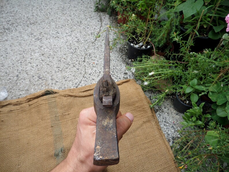 Small Engineer Axe Hatchet Hammer Military Vintage Antique Camping ...