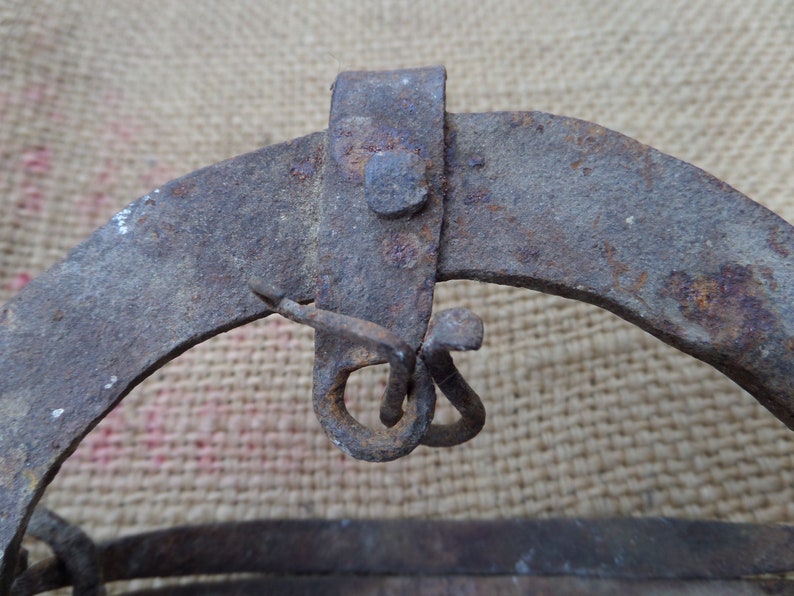Antique Vintage Animal Trap Wrought Iron Blacksmith Hand Forged - Etsy