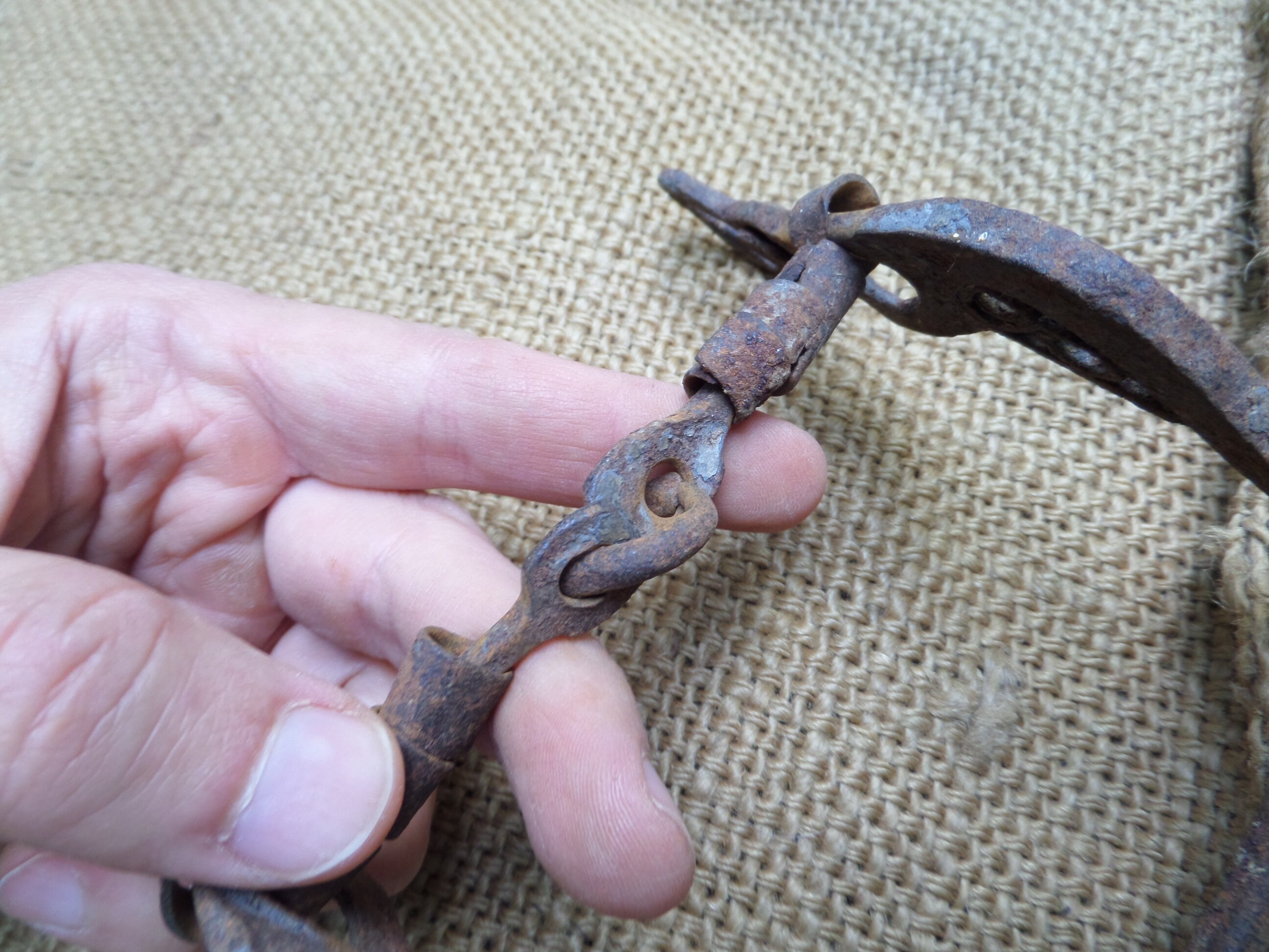 Antique Decorated Horse Harness Bit Ottoman Empire Hand Forged Iron ...