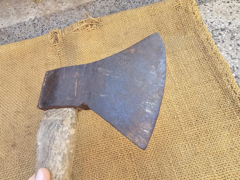 Rare Pre WWII Vinatge German Axe "time" Antique Hatchet Bushcraft ...