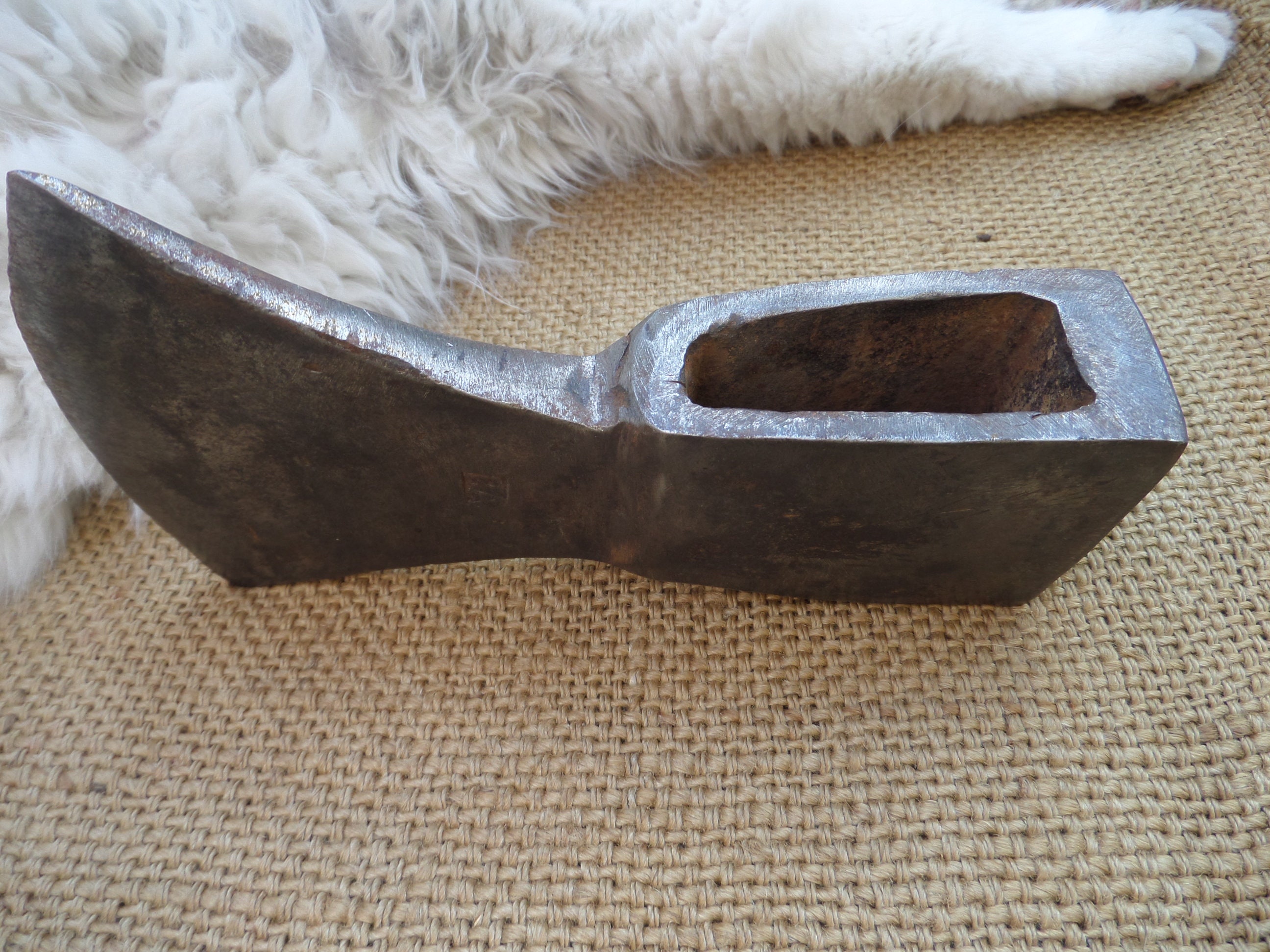 Rare Vintage German Felling Axe Head Woodworking Carpenter's Board Axe ...