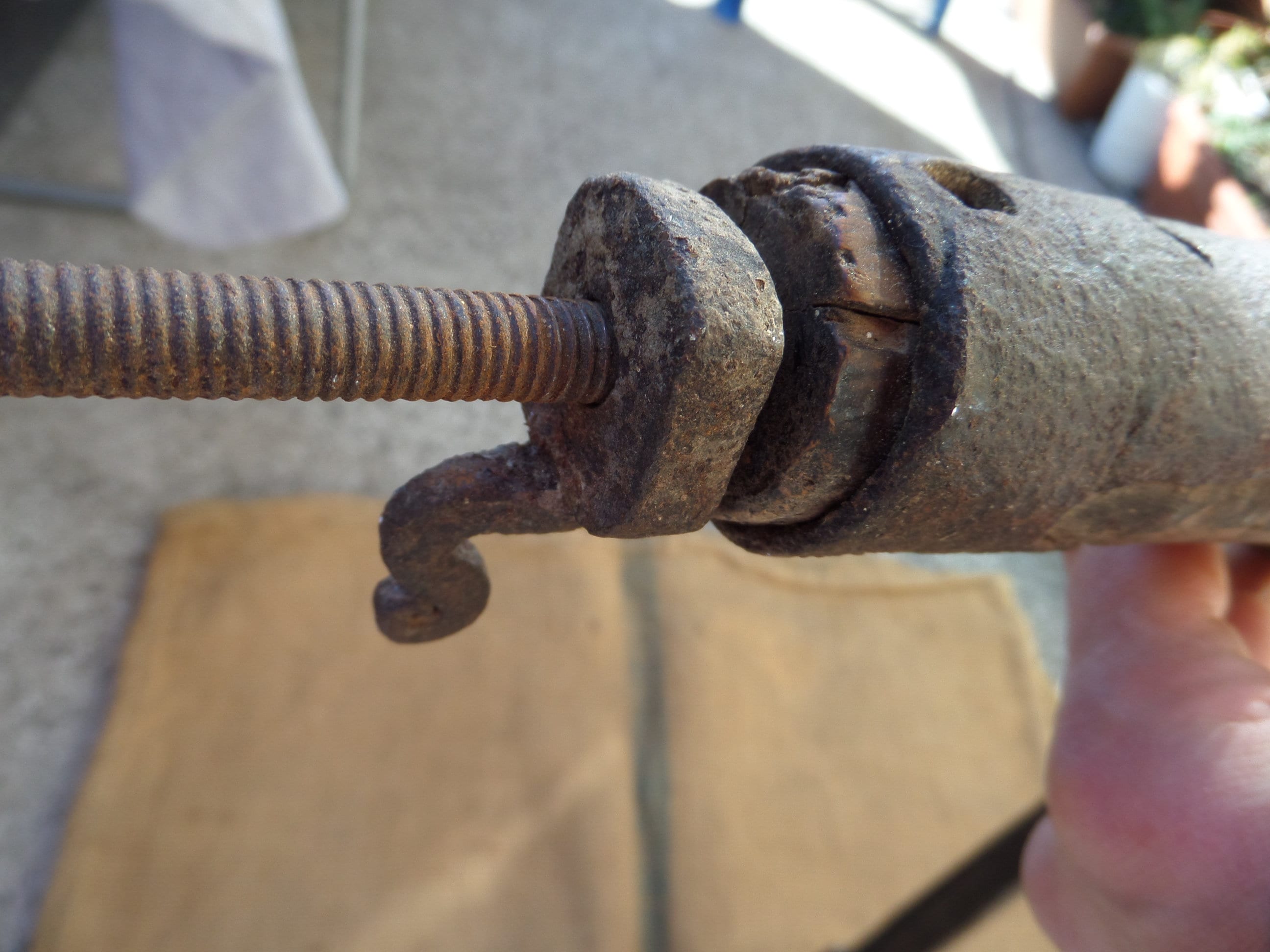 Scarce Huge Antique Hand Auger Drill Wheelwright's Reamer Wagon Hub ...