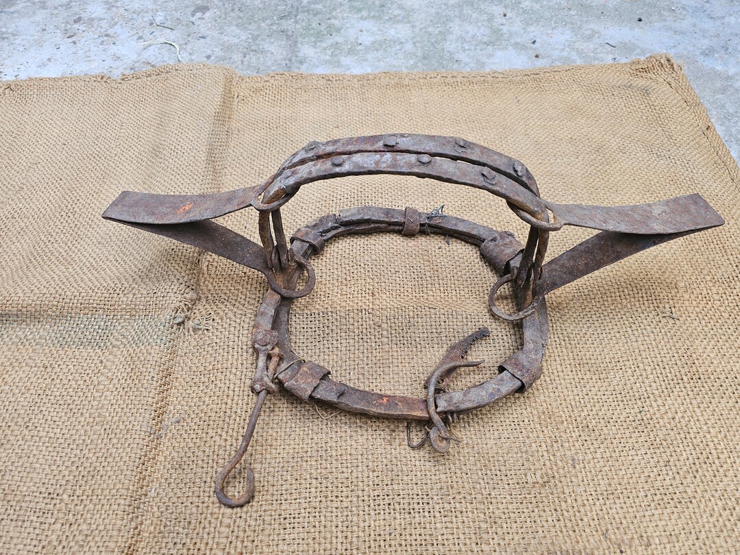 Antique Vintage Animal Trap Wrought Iron Blacksmith Hand Forged - Etsy