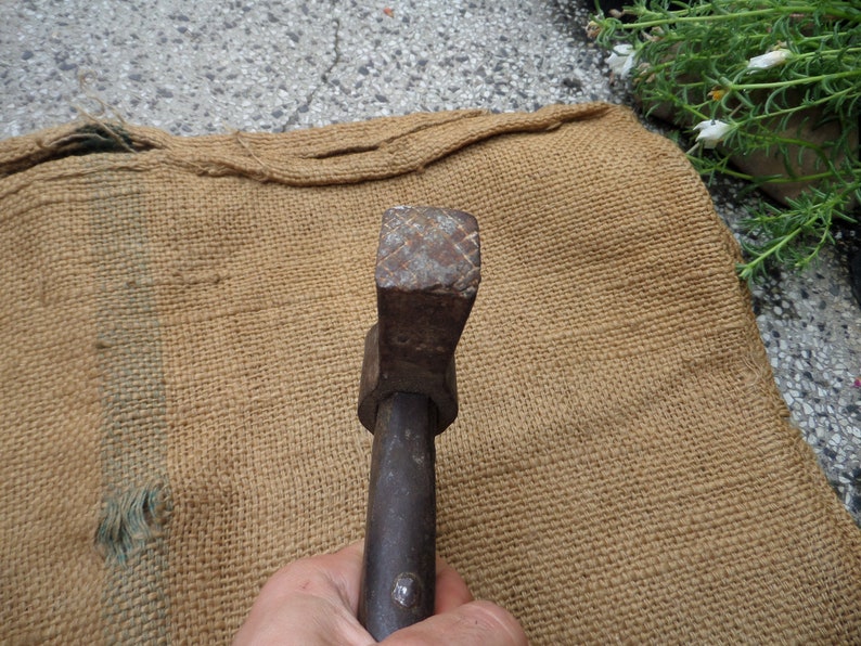 Small Engineer Axe Hatchet Hammer Military Vintage Antique Camping ...