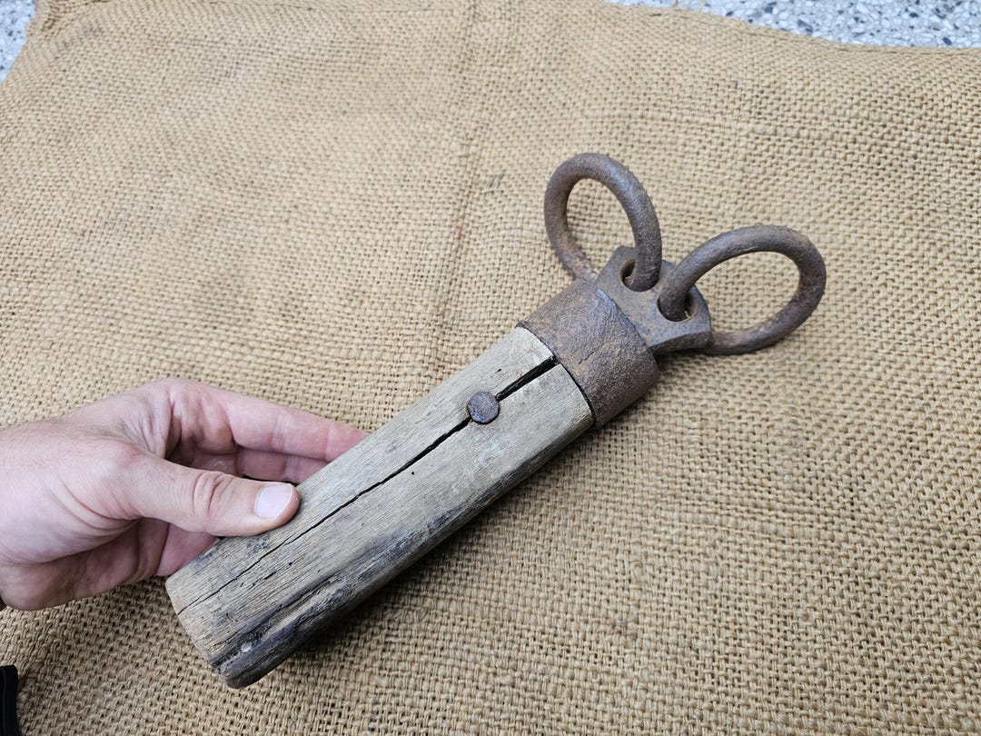 Vintage Antique Horse Tie Hitching Post Spike Rings - Etsy