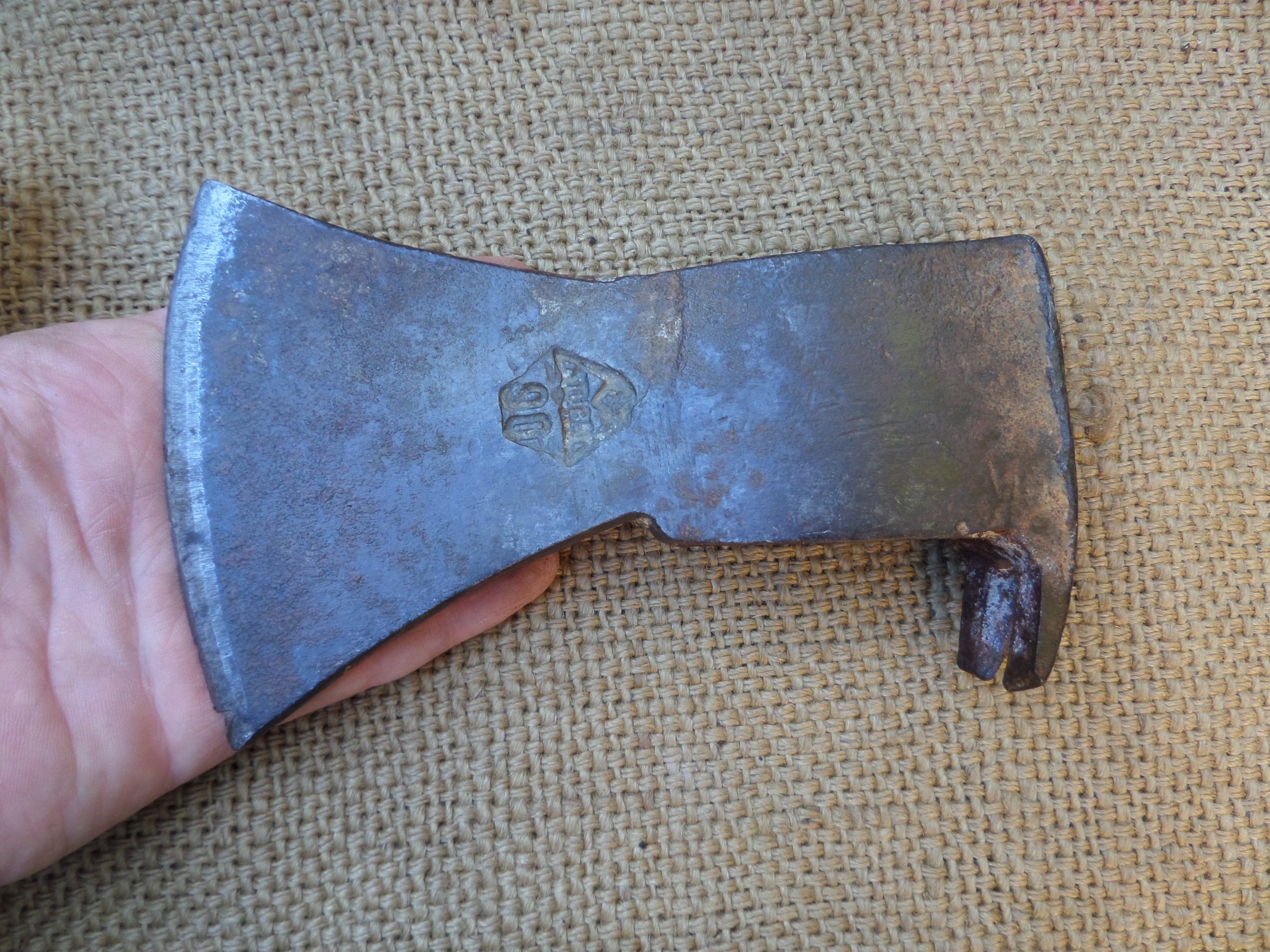 Vintage Austrian Axe Head stubai Hatchet Carpenter's Side Axe Goosewing ...