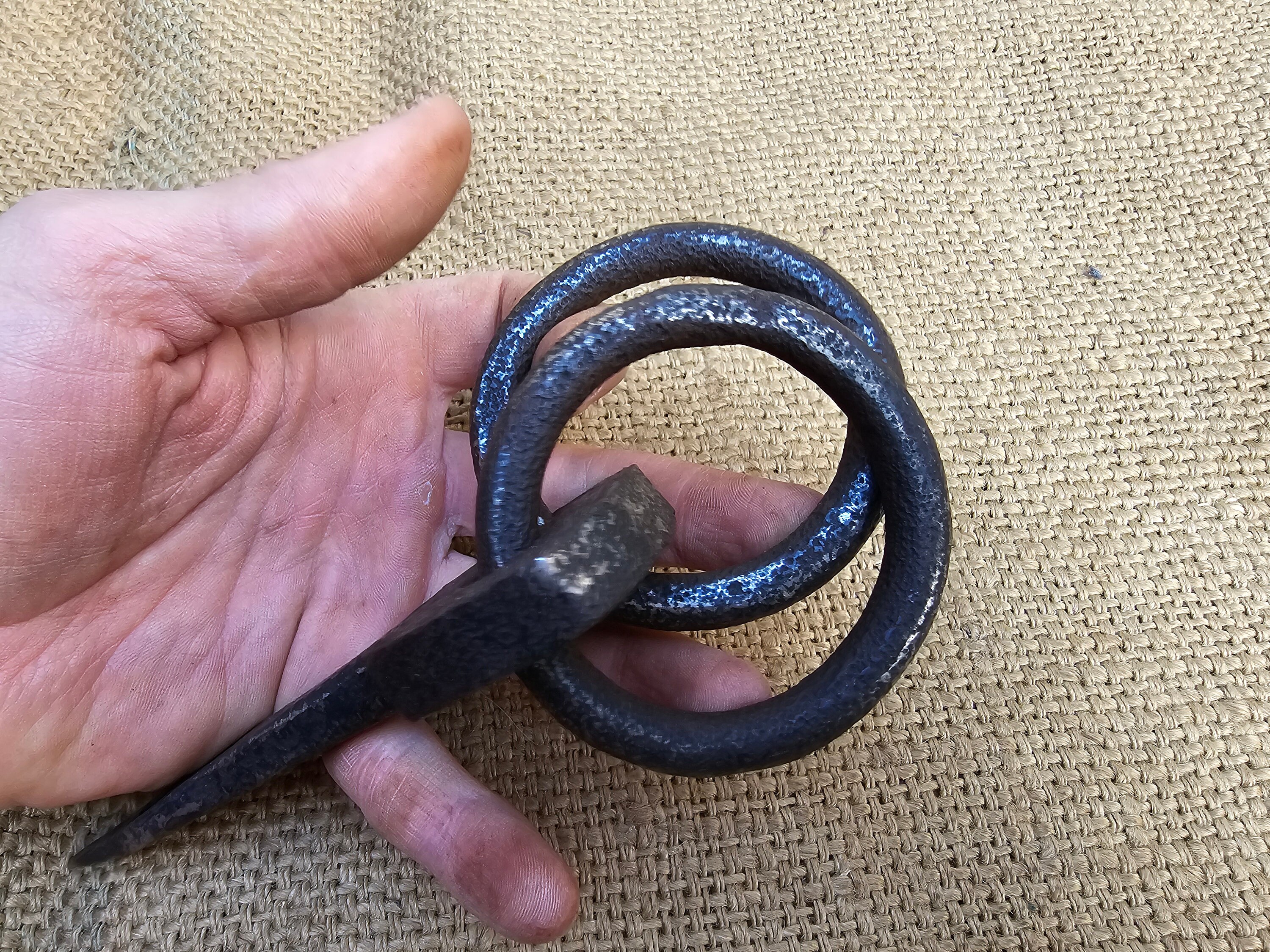 Vintage Antique Horse Tie Hitching Post Spike Rings - Etsy