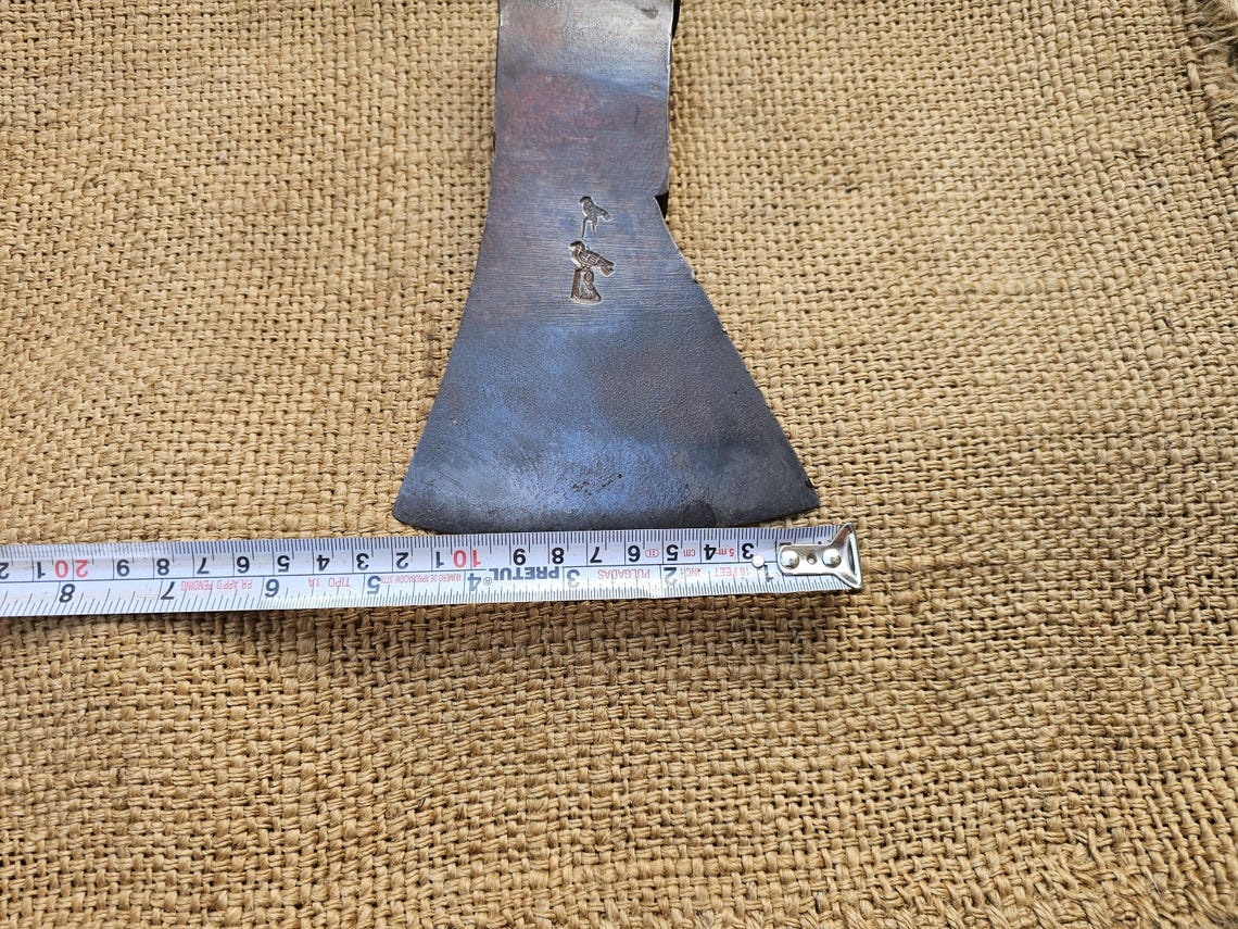 Vinatge "helko Werk" German Axe Head Antique Survival Bushcraft Forest ...