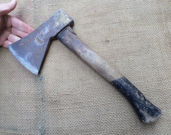 Small German Vintage Axe Hatchet Bushcraft Woodcraft Tactical Hand ...