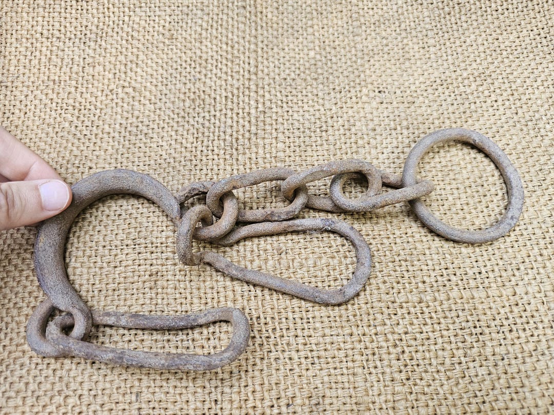 Ottoman Empire Rare Slave Shackles Single Legcuff Cuff Leg Iron Slave ...