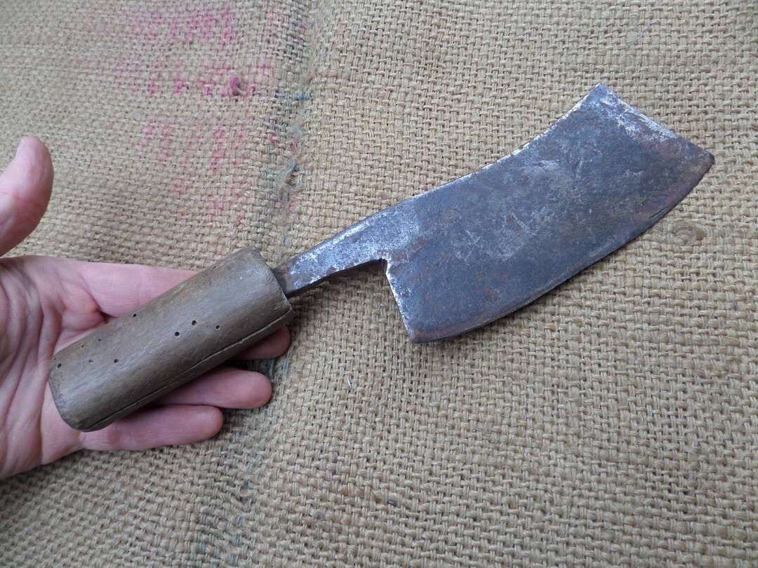 Small Antique Vintage Chief Meat Chopper Cleaver Hatchet Cook Tool ...