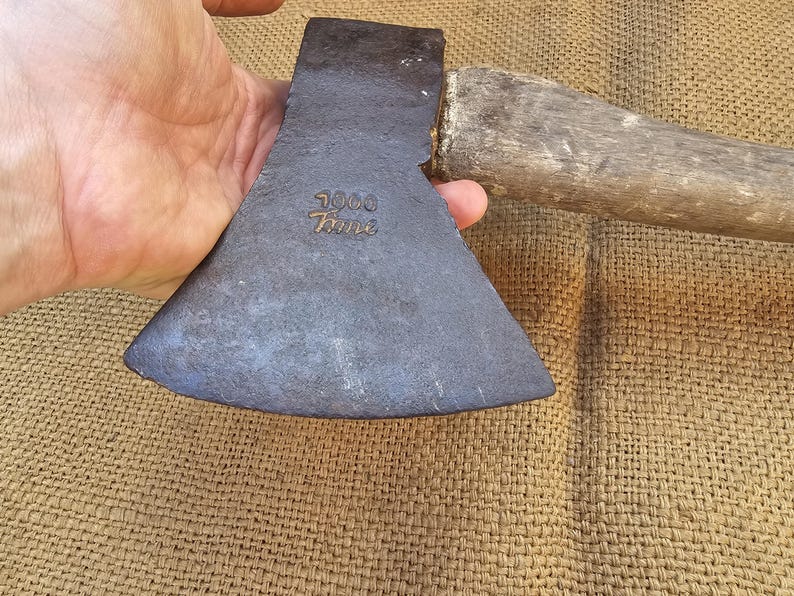 Rare Pre WWII Vinatge German Axe "time" Antique Hatchet Bushcraft ...
