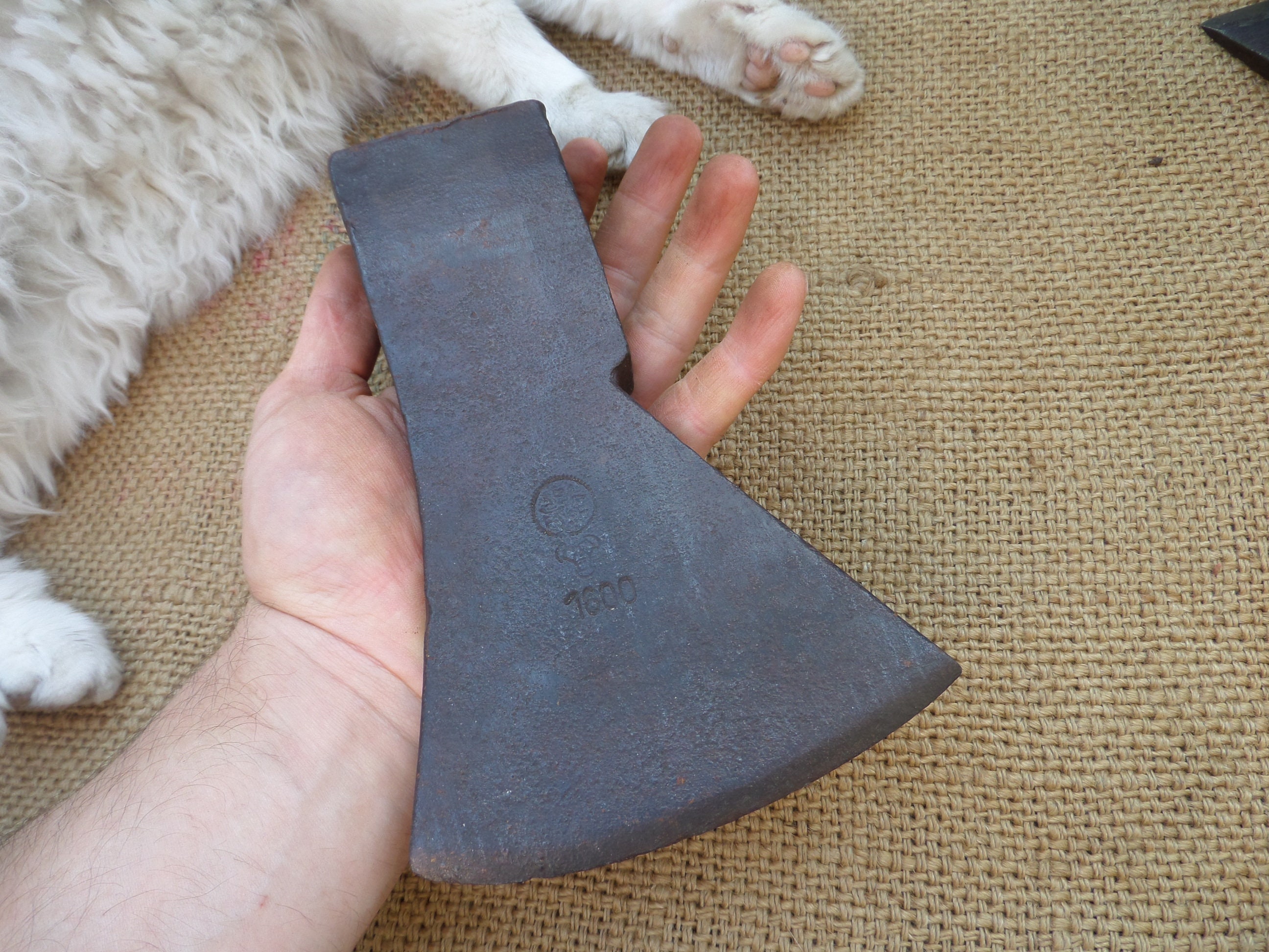 OCHSENKOPF Vintage German Felling Axe Head Woodworking Carpenter's ...