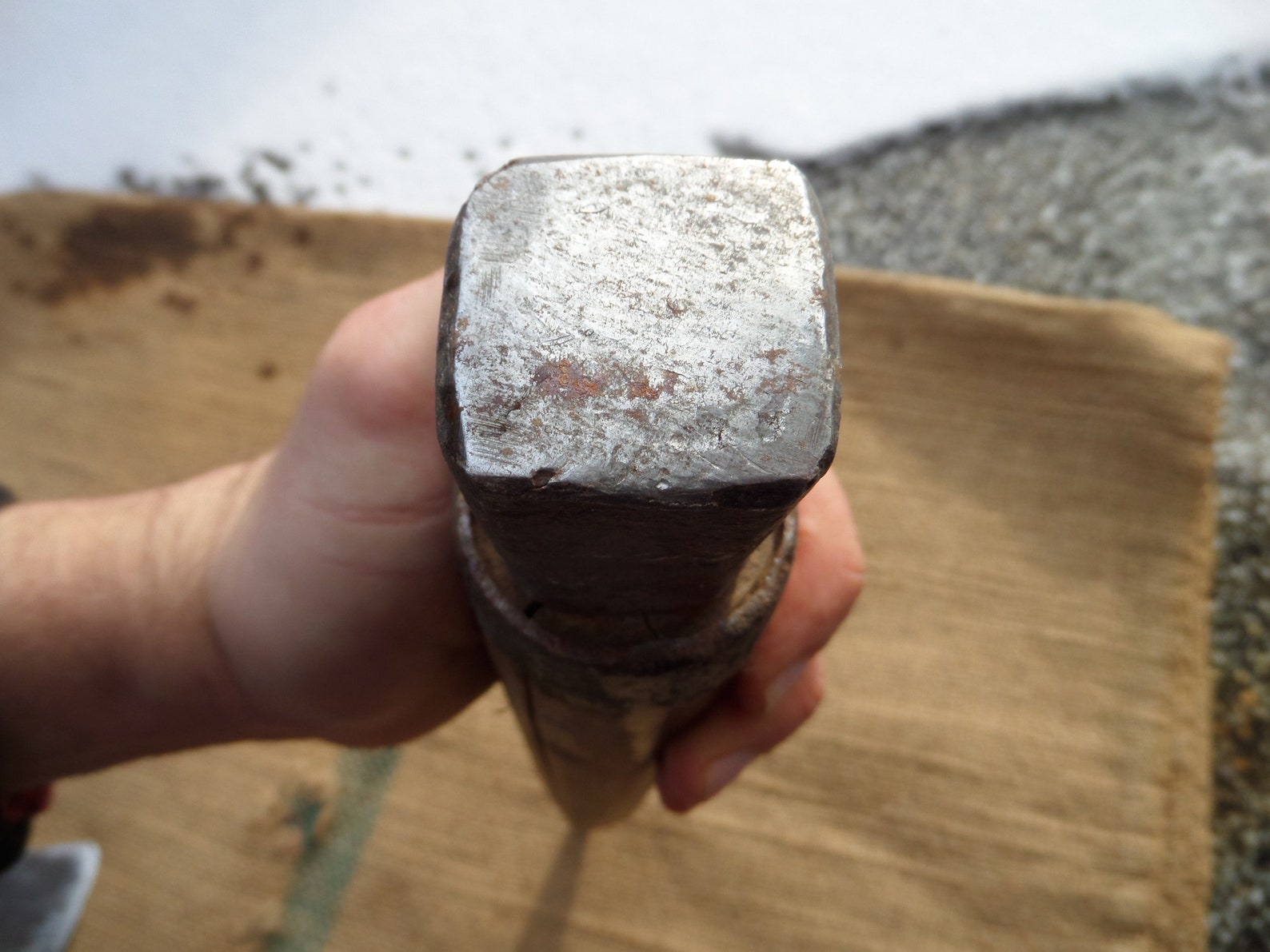 Antique Vintage Scythe Sickle Sharpening Peening Anvil | Etsy