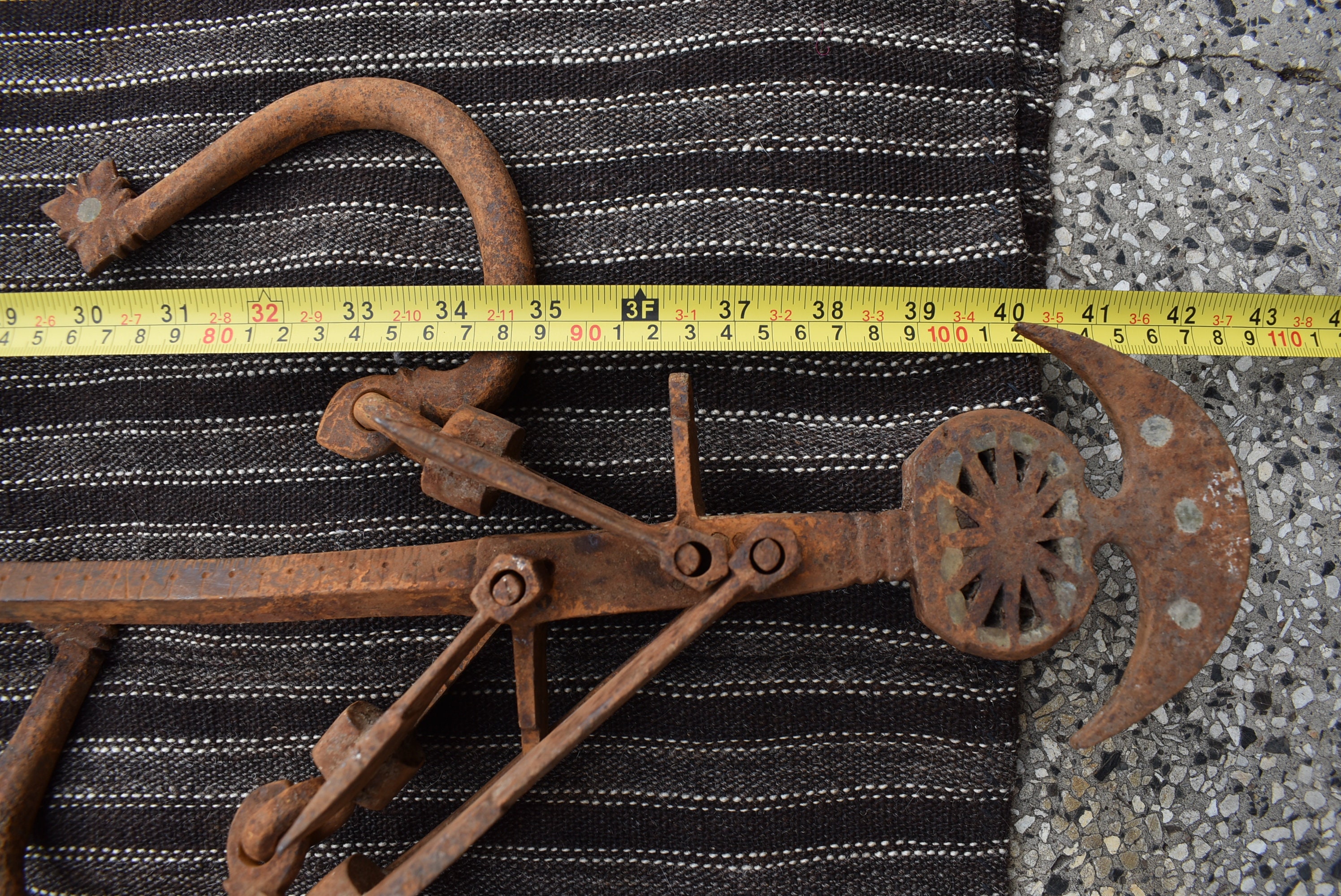 Huge Vintage Antique Steelyard Balance Scale | Etsy
