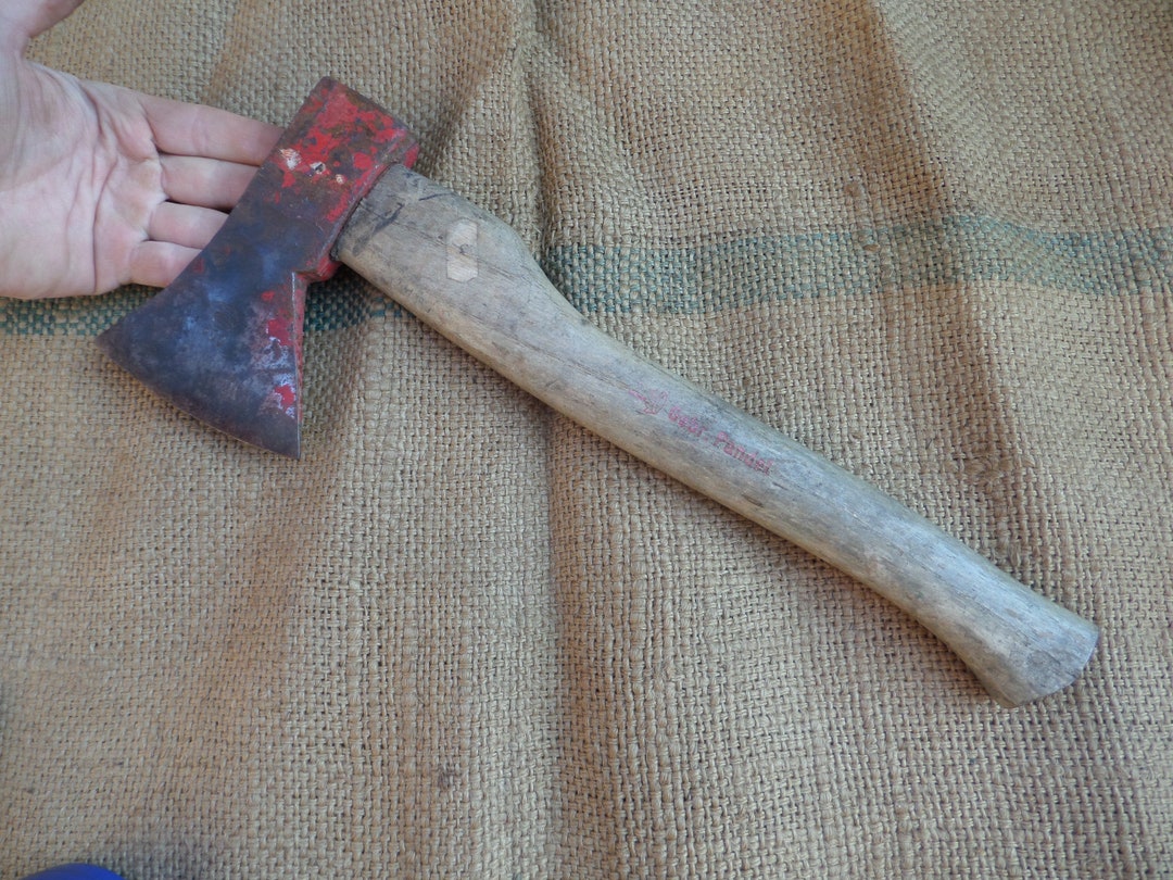 Vintage "gebr. Pandel" German Axe Hatchet Camping Board Woodworking ...