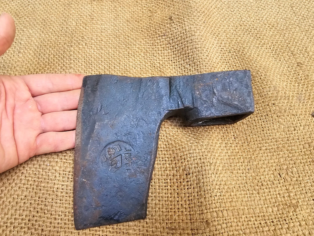 Antique Bearded Axe Head Vintage Hatchet Forged Viking Felling ...