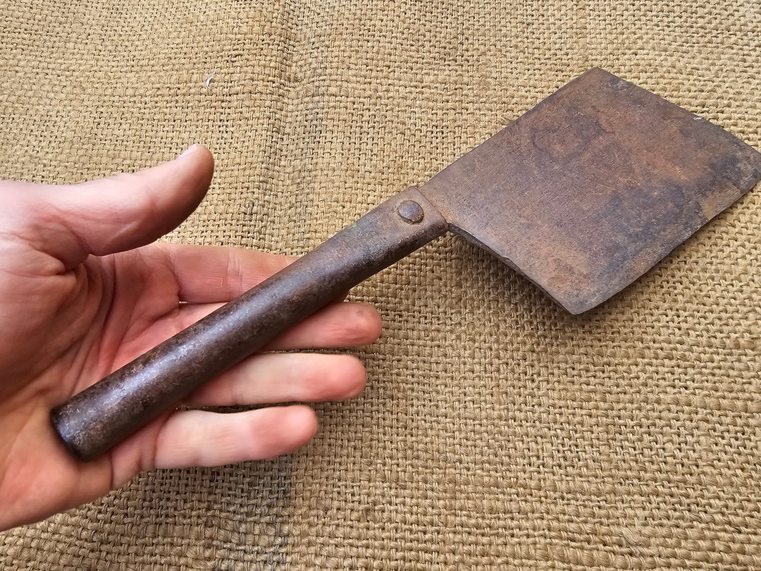 Small Antique Vintage Chief Meat Chopper Cleaver Hatchet Cook Tool ...