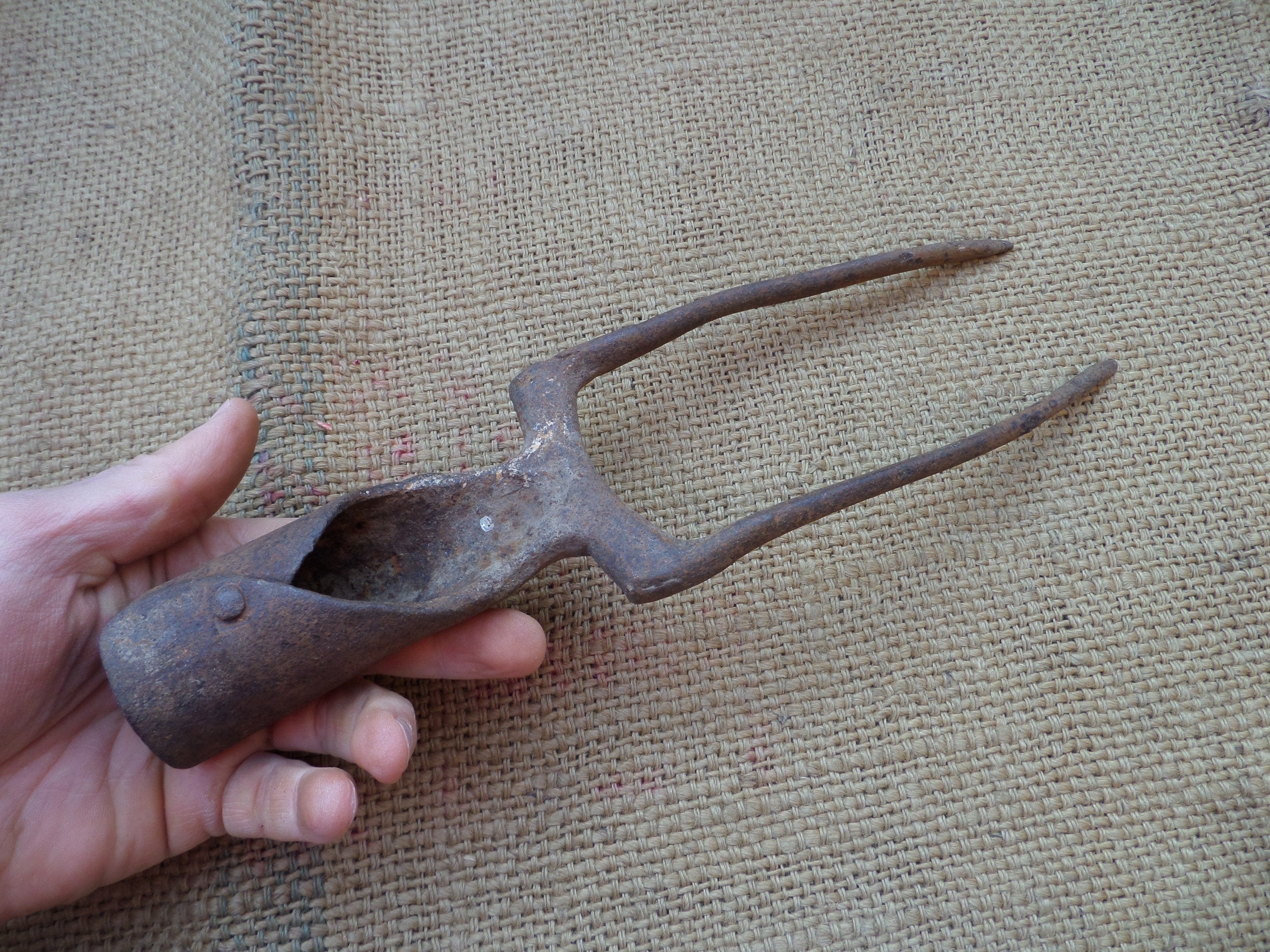 Antique Vintage Fork Pitchfork Rake Hand Forged Vintage - Etsy