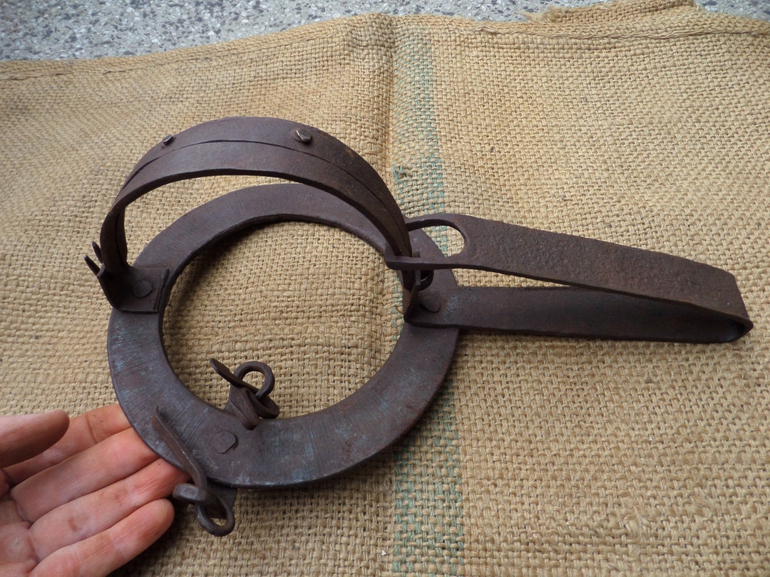 Vintage Hand Forged Hunting Animal Trap Antique Antique - Etsy