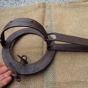 Vintage Hand Forged Hunting Animal Trap Antique Antique - Etsy