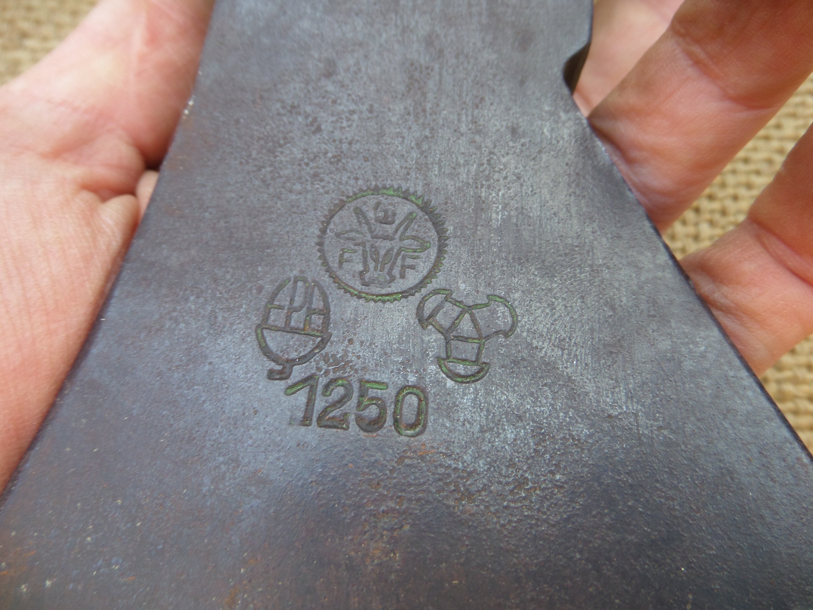 OCHSENKOPF Vintage German Felling Axe Head Woodworking Carpenter's ...