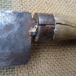 Rare German vinatge Billhook korn. E. Antique Axe - Etsy