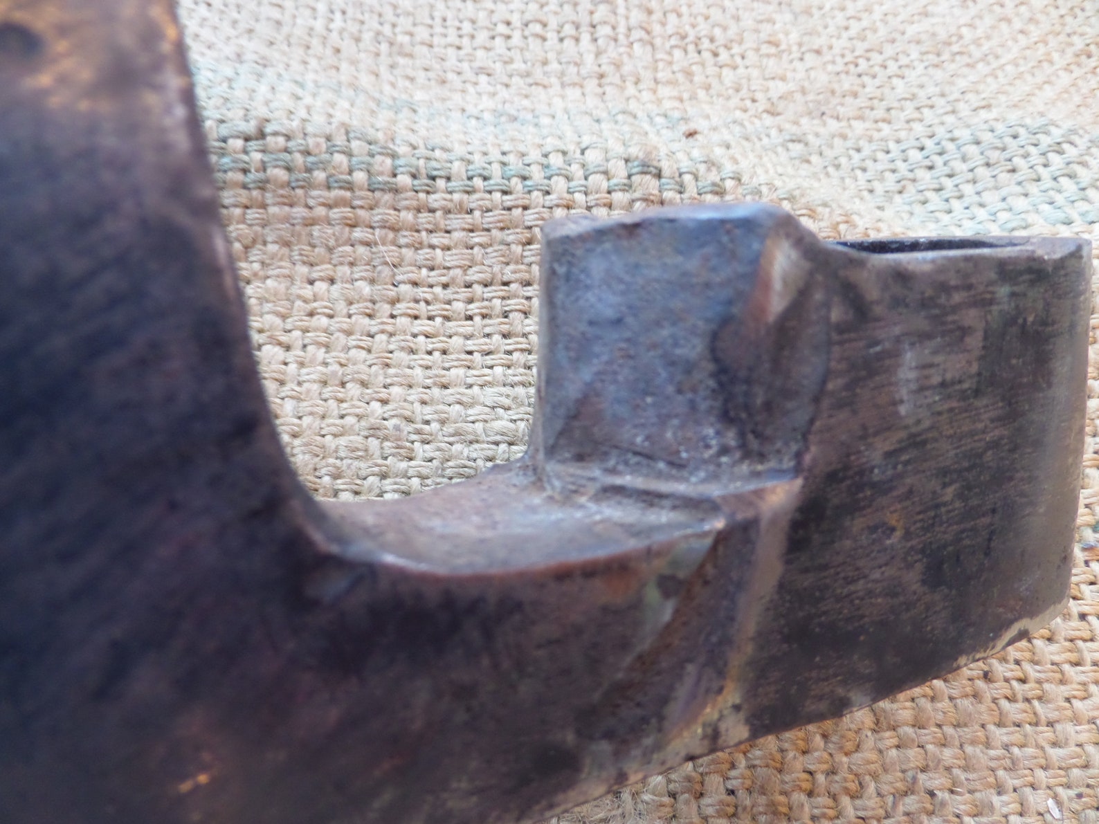 Antique Hand Forged Bearded Axe Head Vintage Hatchet Felling Splitting ...