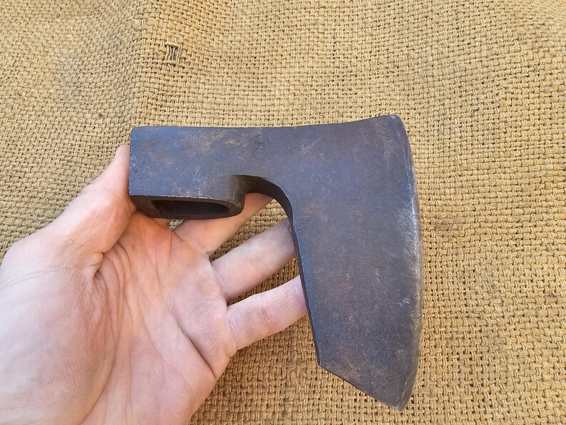 Antique Bearded Axe Head Viking Vintage Hatchet Felling Splitting ...