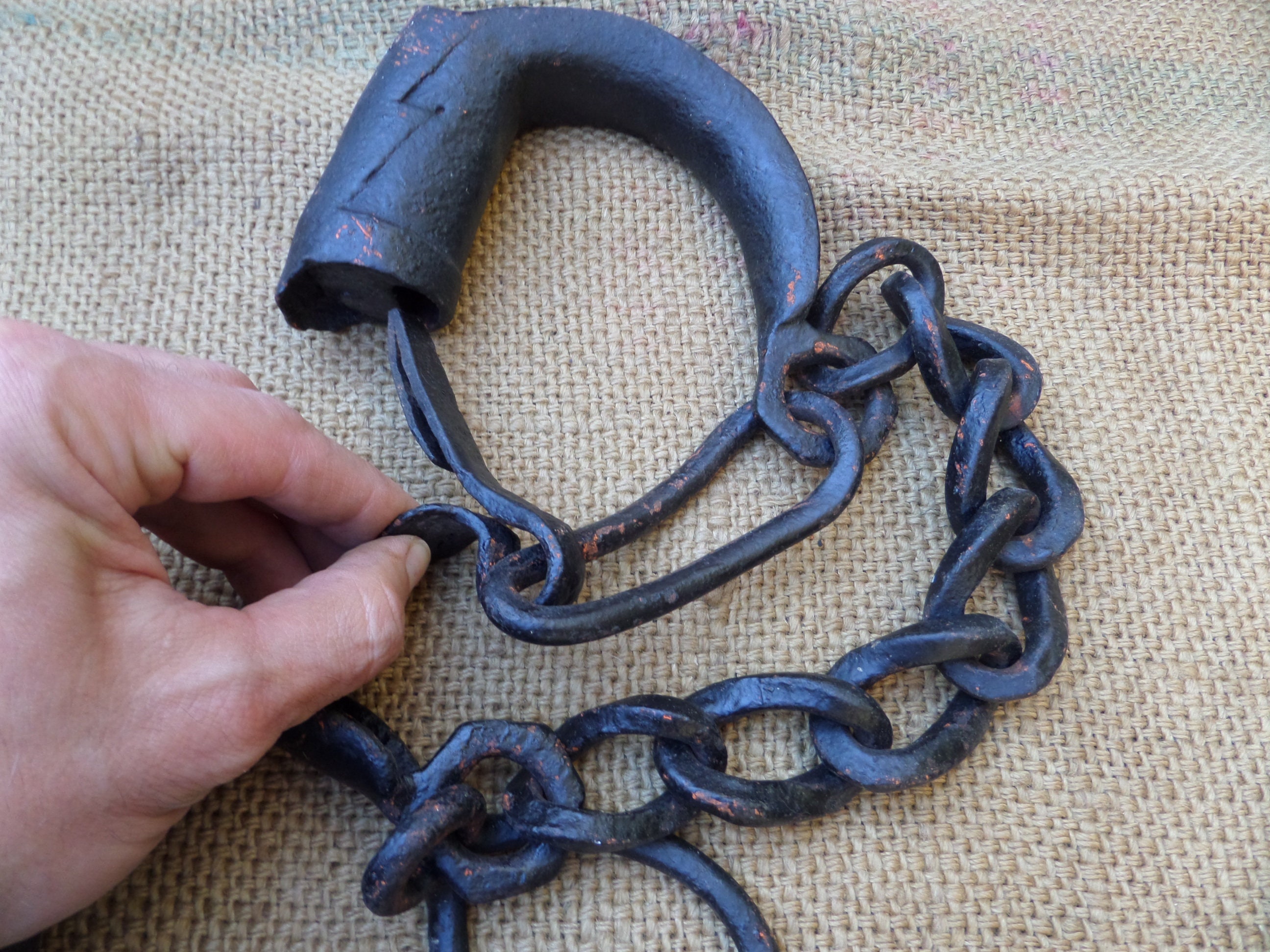 Ottoman Empire Rare Slave Shackles Legcuff Cuff Leg Iron Slave Trade ...