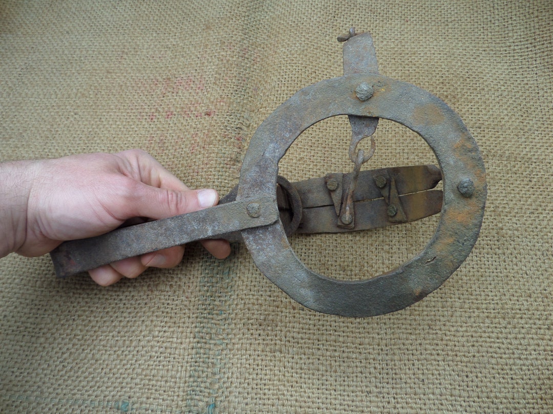 Antique Vintage Animal Trap Wrought Iron Blacksmith Hand Forged - Etsy