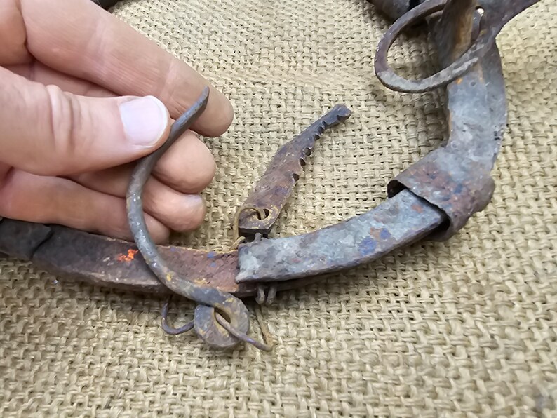 Antique Vintage Animal Trap Wrought Iron Blacksmith Hand Forged - Etsy
